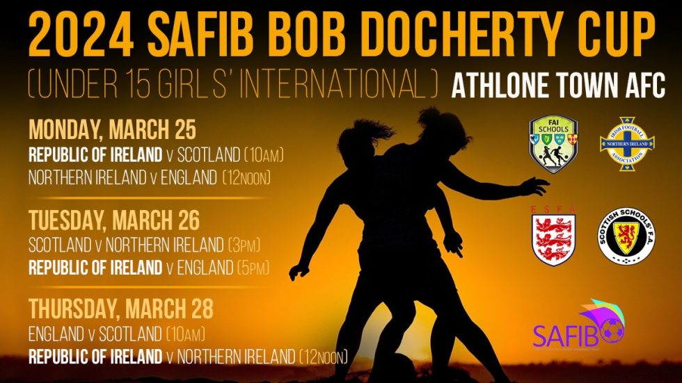 Sarah Reynolds playing for Ireland in the BOB Docherty Cup - ASCN Clara